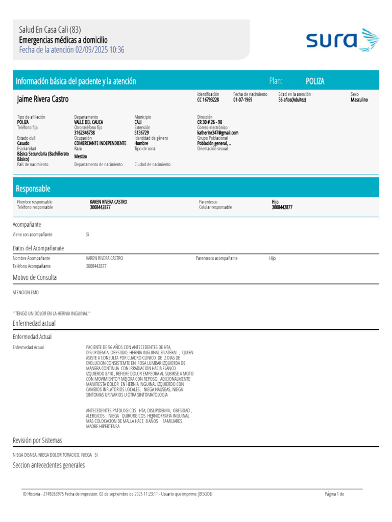 Remision Jaime Rivera | PDF | Alimentos | Hipertensión