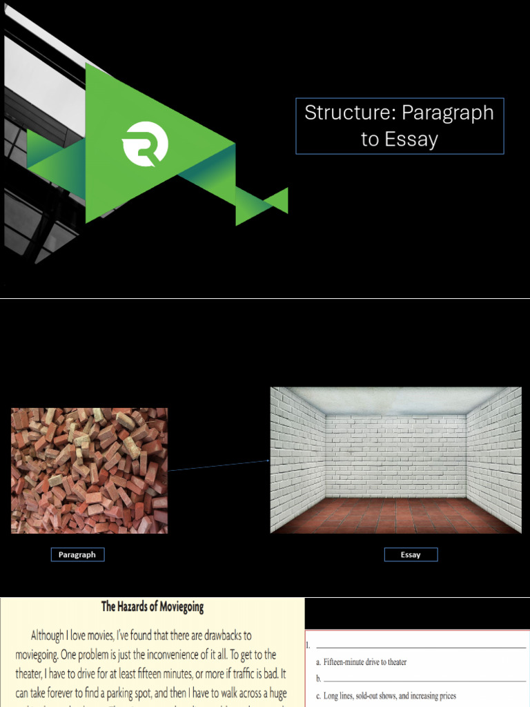 Paragraph vs Essay Structure Guide | PDF | Essays | Paragraph