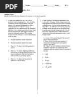 AP Statistics Quiz 6.1A and 6.1B | PDF | Standard Deviation | Statistics