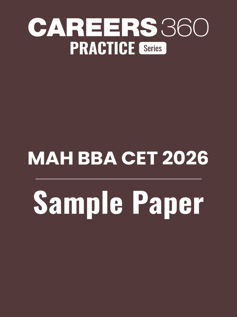 MAH BBA CET 2026 Sample Paper Guide | PDF | Knowledge | Learning