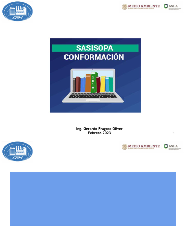Taller de Implementación de SASISOPA Sistema de Seguridad Industrial ...