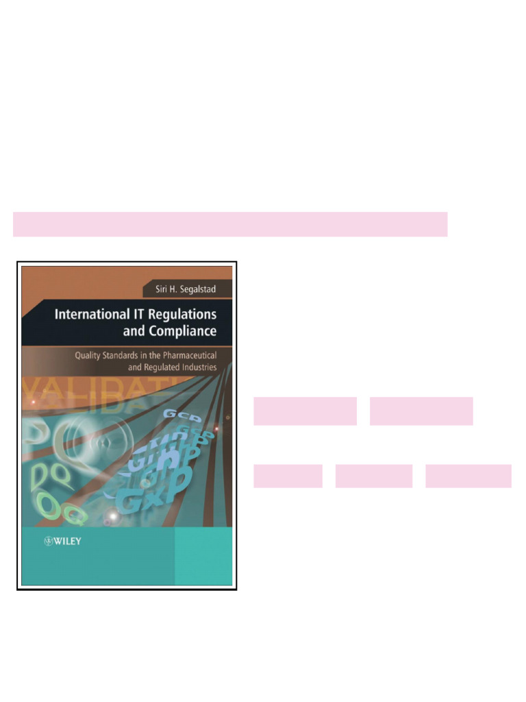 International IT Regulations and Compliance Quality Standards in the ...