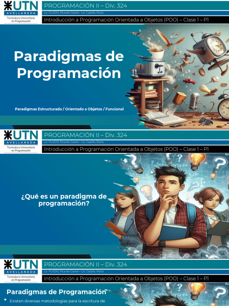 Introducción a Paradigmas de Programación | PDF | Paradigmas de ...