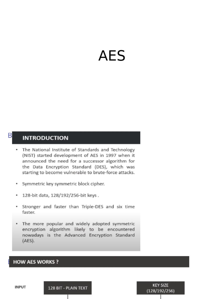 Aes | PDF