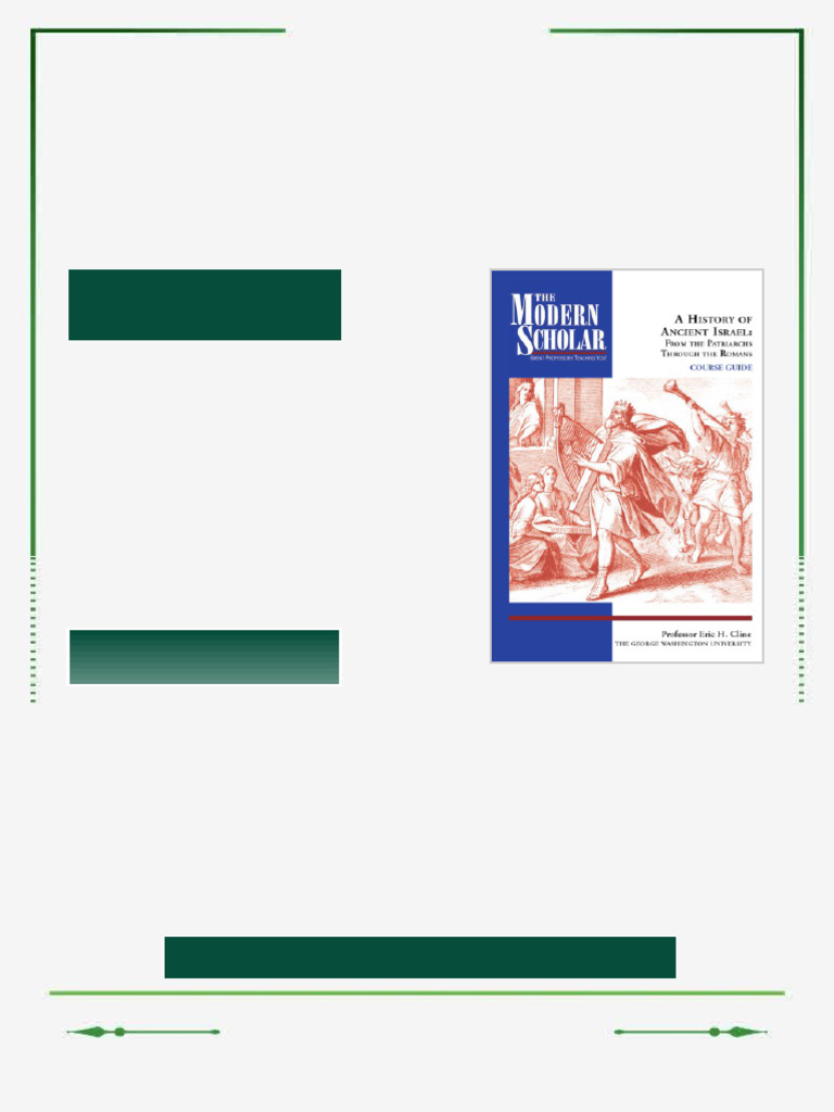 A history of ancient Israel from the Patriarchs through the Romans Eric ...