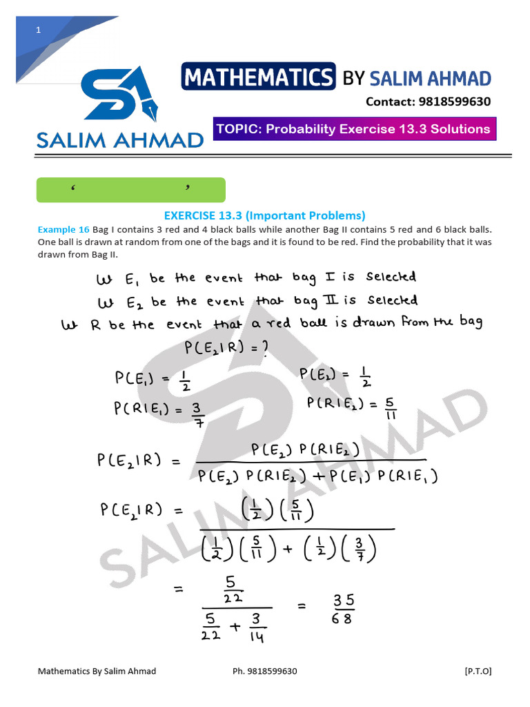 Complete Bayes Theorem 251202 100023 | PDF | Probability