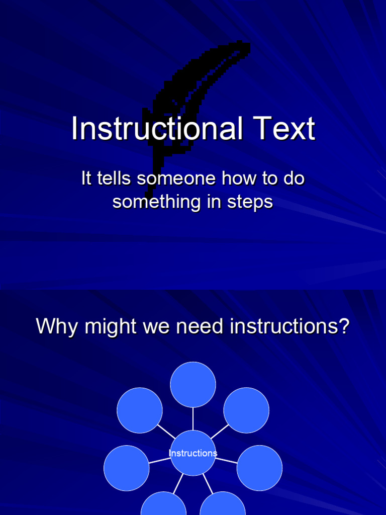 Instructions Ppt | PDF