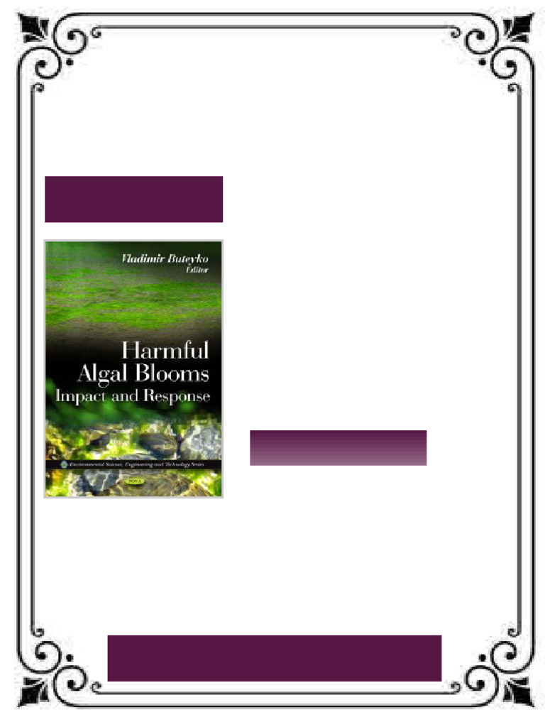 Harmful Algal Blooms Impact and Response 1st Edition Vladimir Buteyko ...