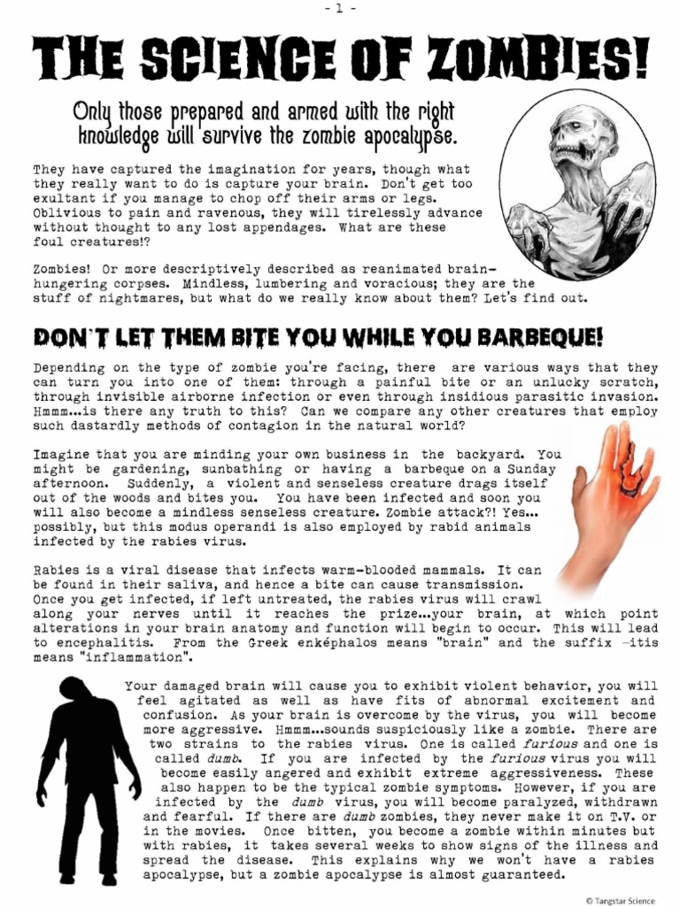 The Science of Zombies - Article | PDF