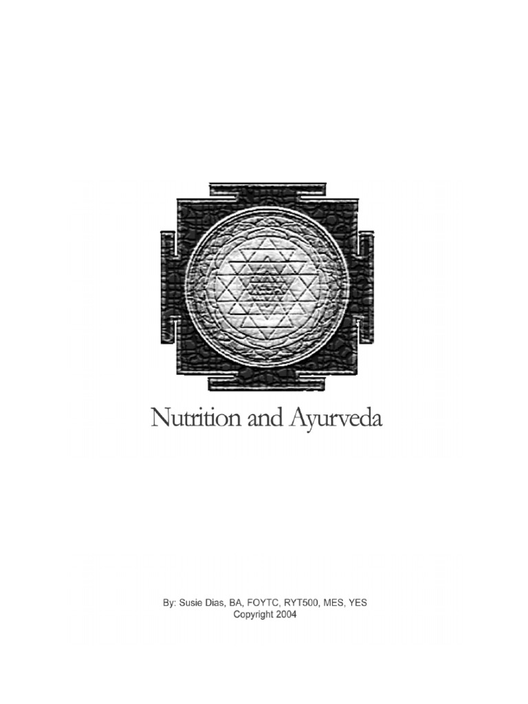 Ayurveda and Nutrition Manual | PDF | Fat | Digestion