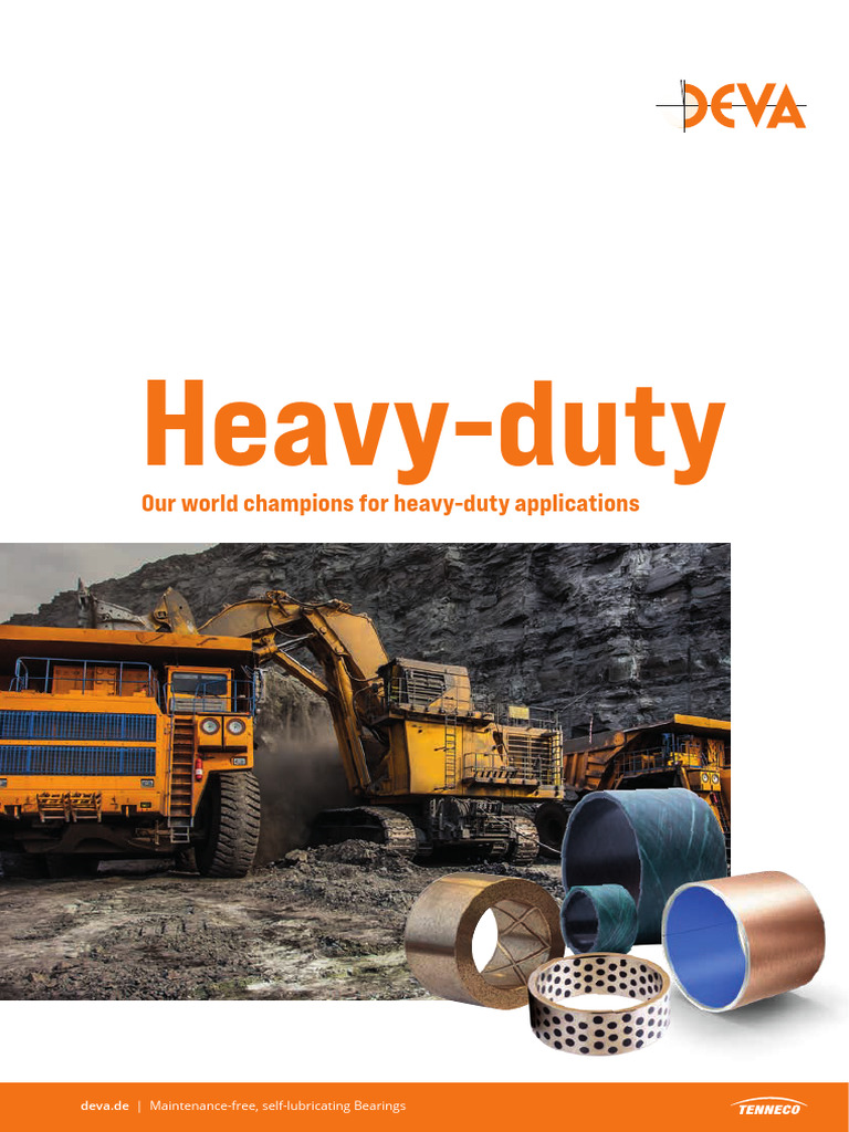 Federal Mogul Deva Heavy-duty | PDF | Bearing (Mechanical) | Applied ...