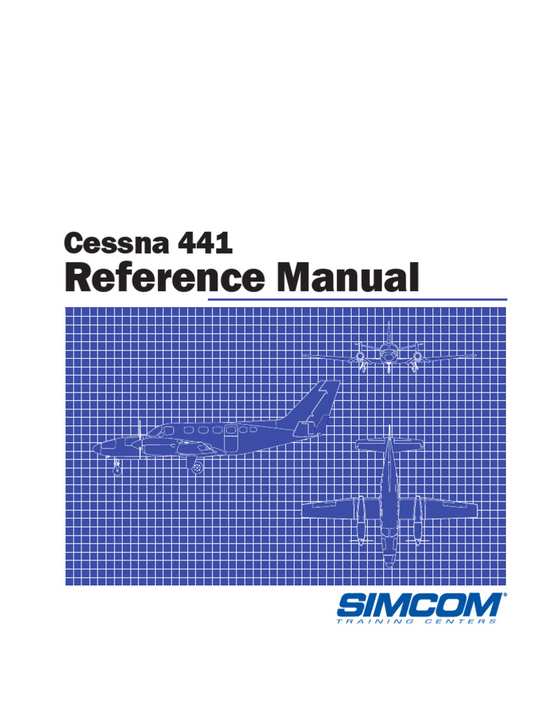 Cessna 441 Aircraft Reference Manual | PDF | Aircraft Flight Control ...