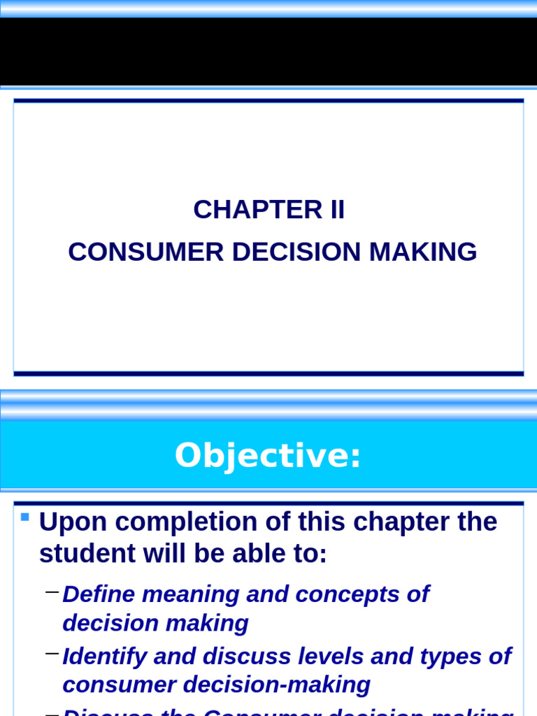 CHAPTER 2 -CB PPT (1) | PDF | Brand | Behavior