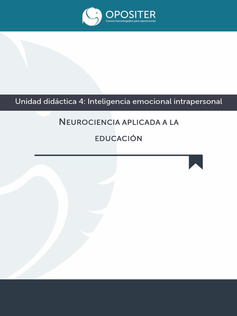 Edu 150 001 - Ud04 | PDF | Las emociones | Inteligencia emocional