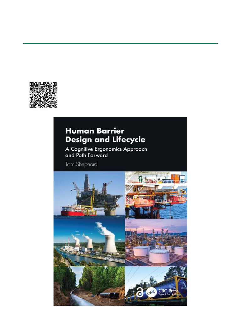 Human Barrier Design and Lifecycle A Cognitive Ergonomics Approach and ...