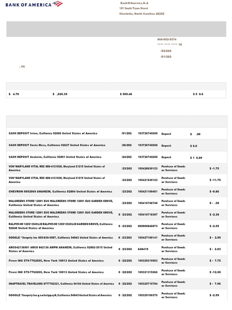My Bank Statement alone - Copy | PDF | Debit Card | Banks