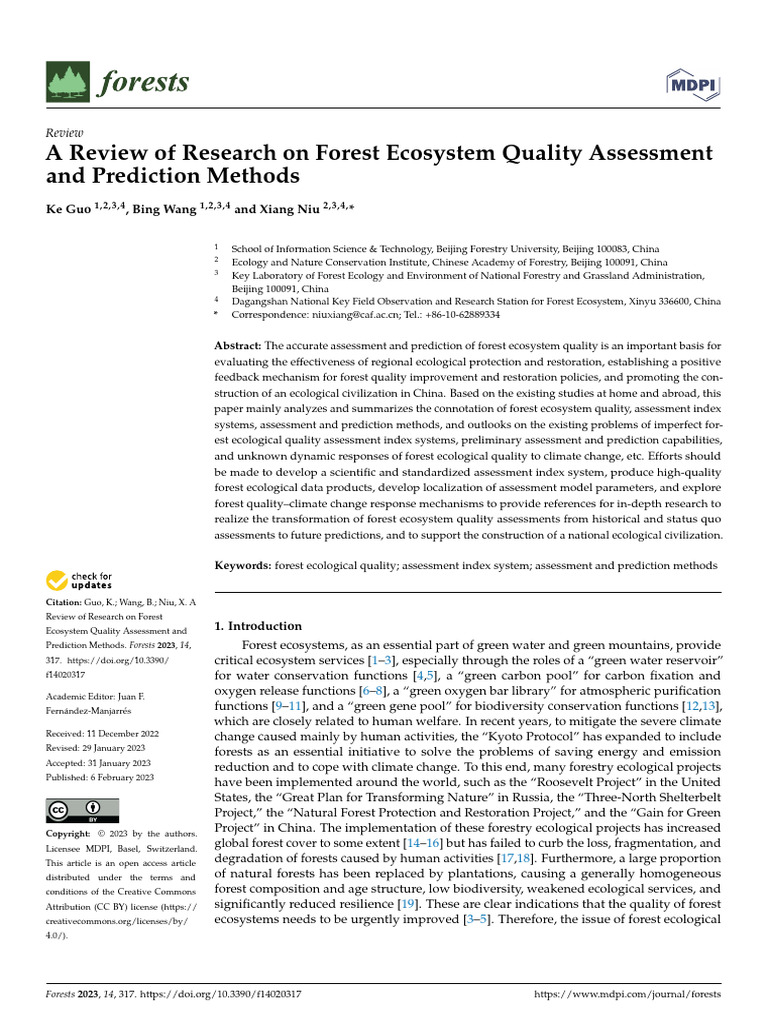 forests-14-00317 | PDF | Machine Learning | Ecology