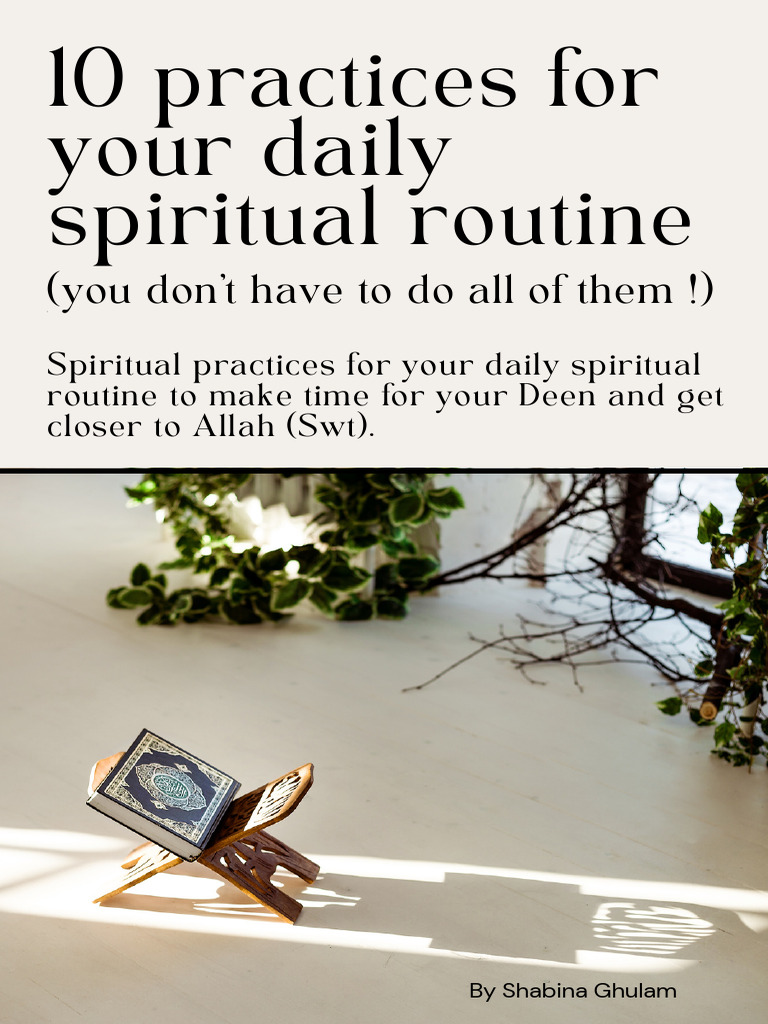 Daily Spiritual Practices for Muslims | PDF | Quran | Islam