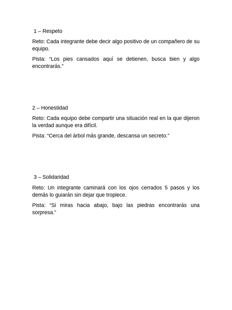 Busqueda Del Tesoro | PDF