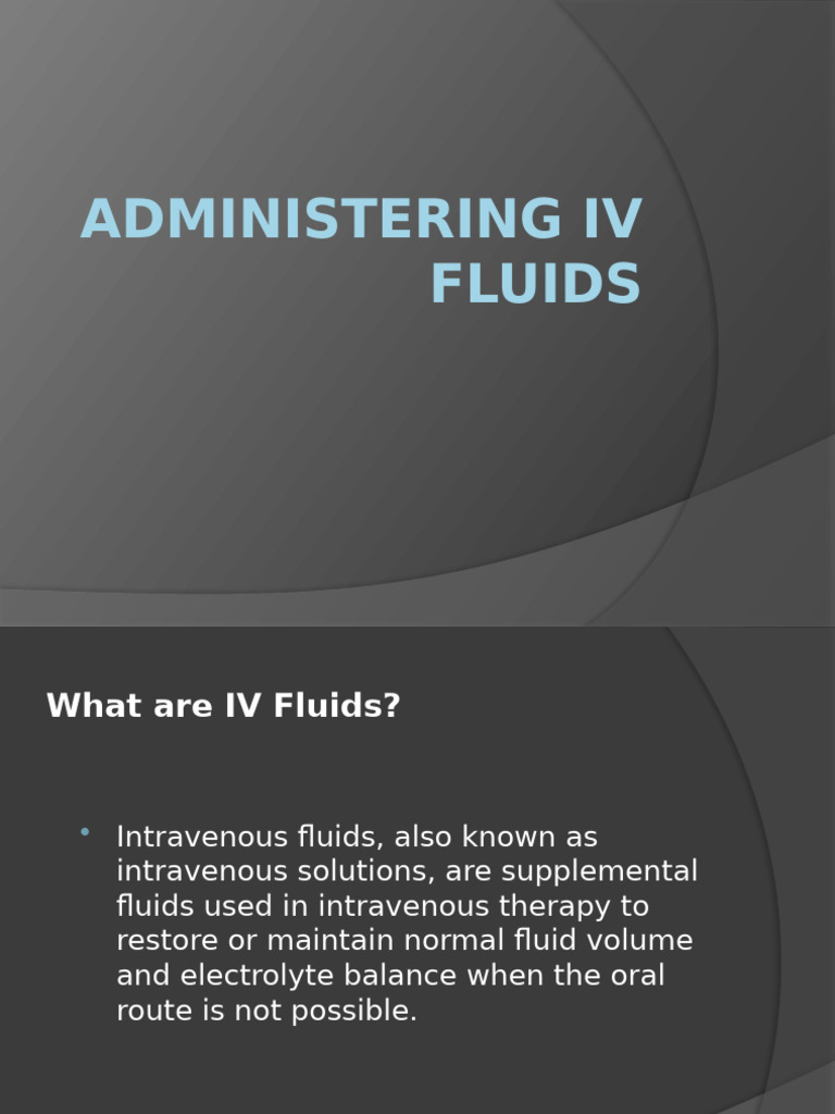 Different-types-of-IV-FLUIDS.assisting-IV-AND-DISC-IV-1 | PDF ...