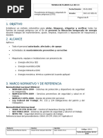 Procedimiento LOTO: Bloqueo y Etiquetado | PDF