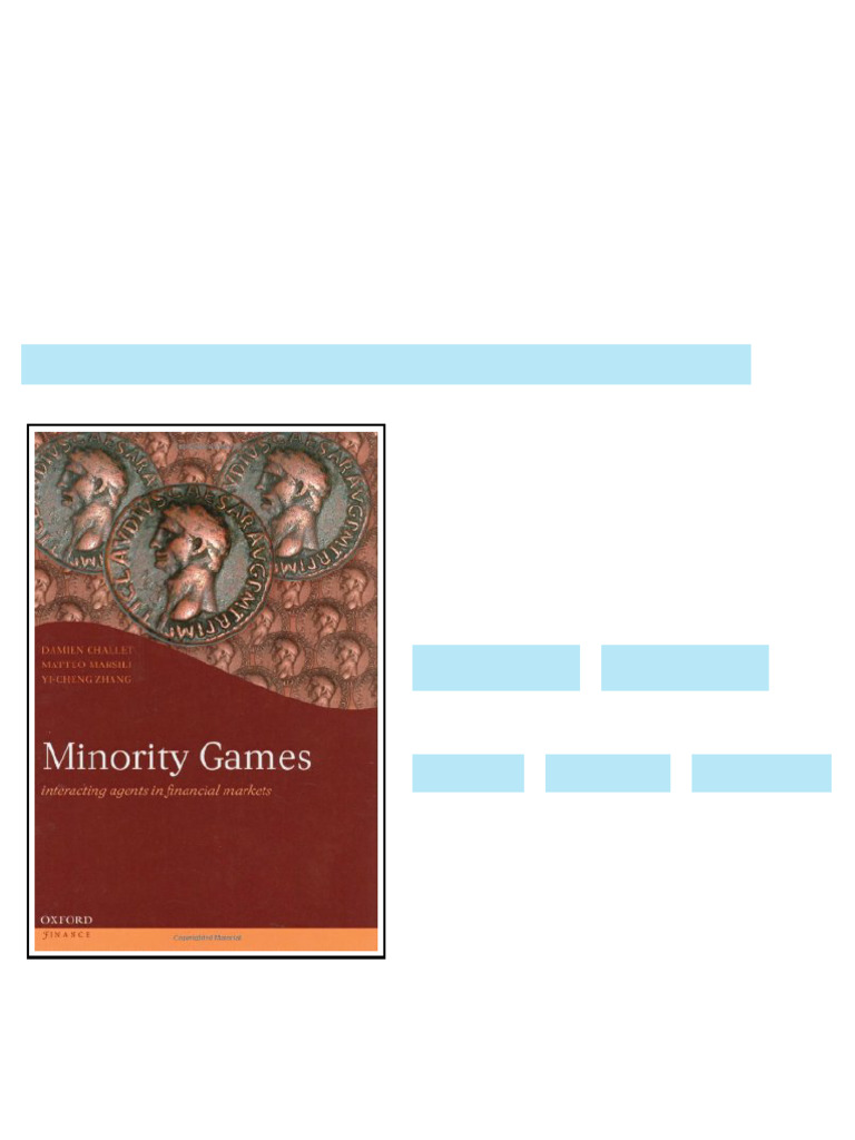 (Ebook) Minority Games: Interacting Agents in Financial Markets by ...