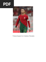 Cristiano Ronaldo: A Football Icon Essay | PDF