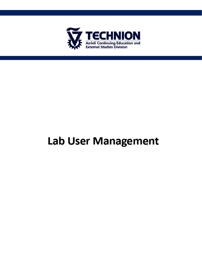 LAB Local Users and Groups | PDF