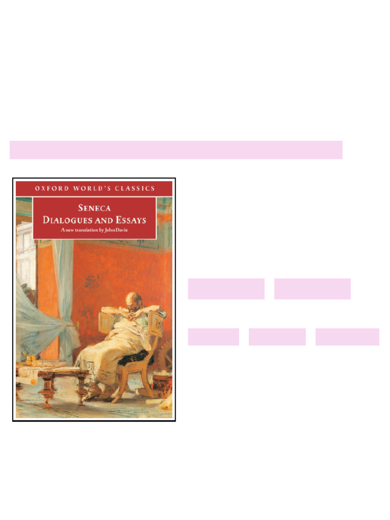 (Ebook) Dialogues and essays by Davie, John;Reinhardt, Tobias;Seneca ...