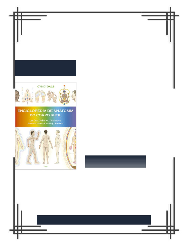 Enciclopédia de anatomia do corpo sutil um guia definitivo detalhado e ...