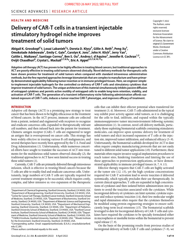 sciadv.abn8264 | PDF | Health Sciences | Clinical Medicine