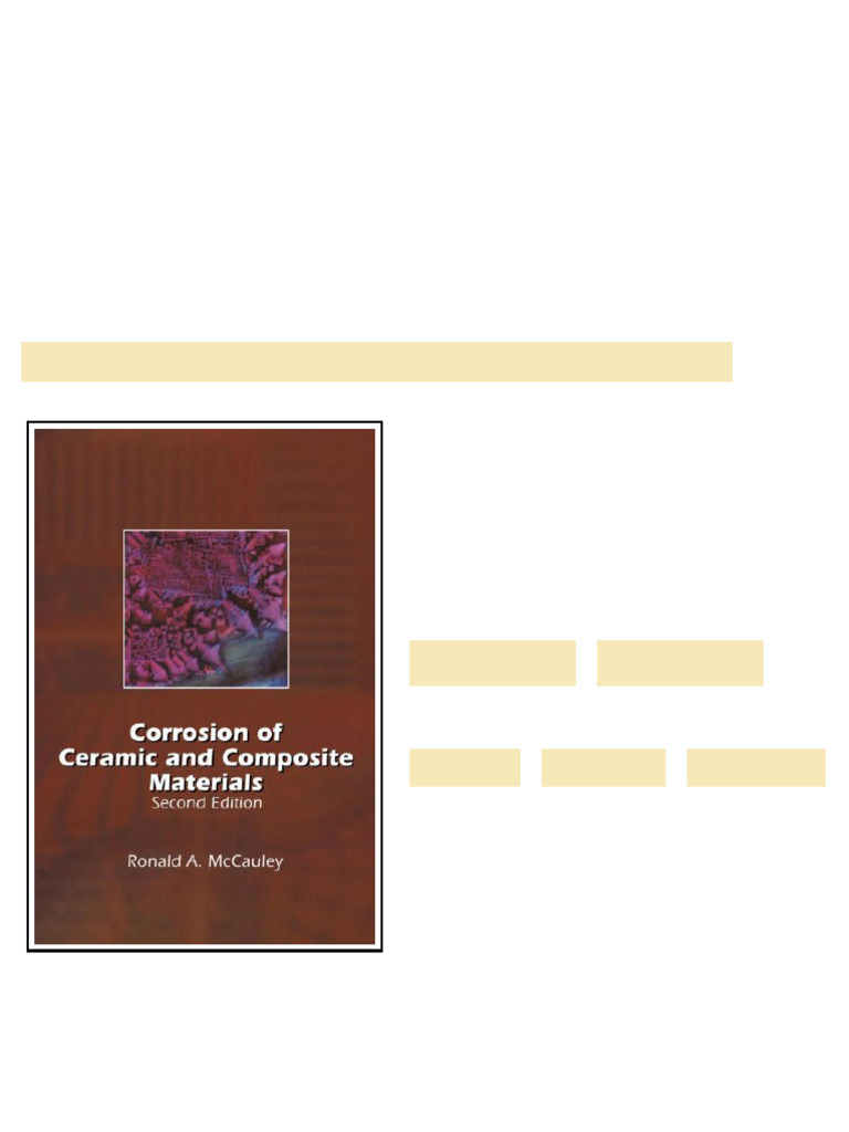 (Ebook) Corrosion of Ceramic and Composite Materials, Second Edition ...