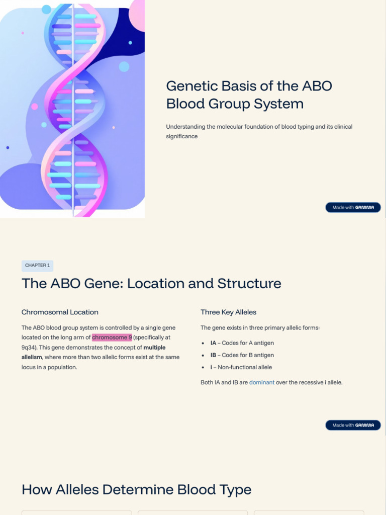 Biology 3 | PDF | Dominance (Genetics) | Blood Type