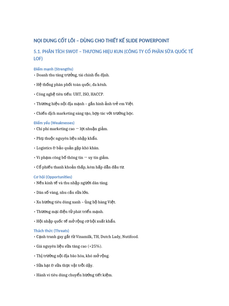 Noi Dung Tom Tat Slide KUN | PDF