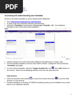 Accessing CELCAT Timetables at Welkom | PDF