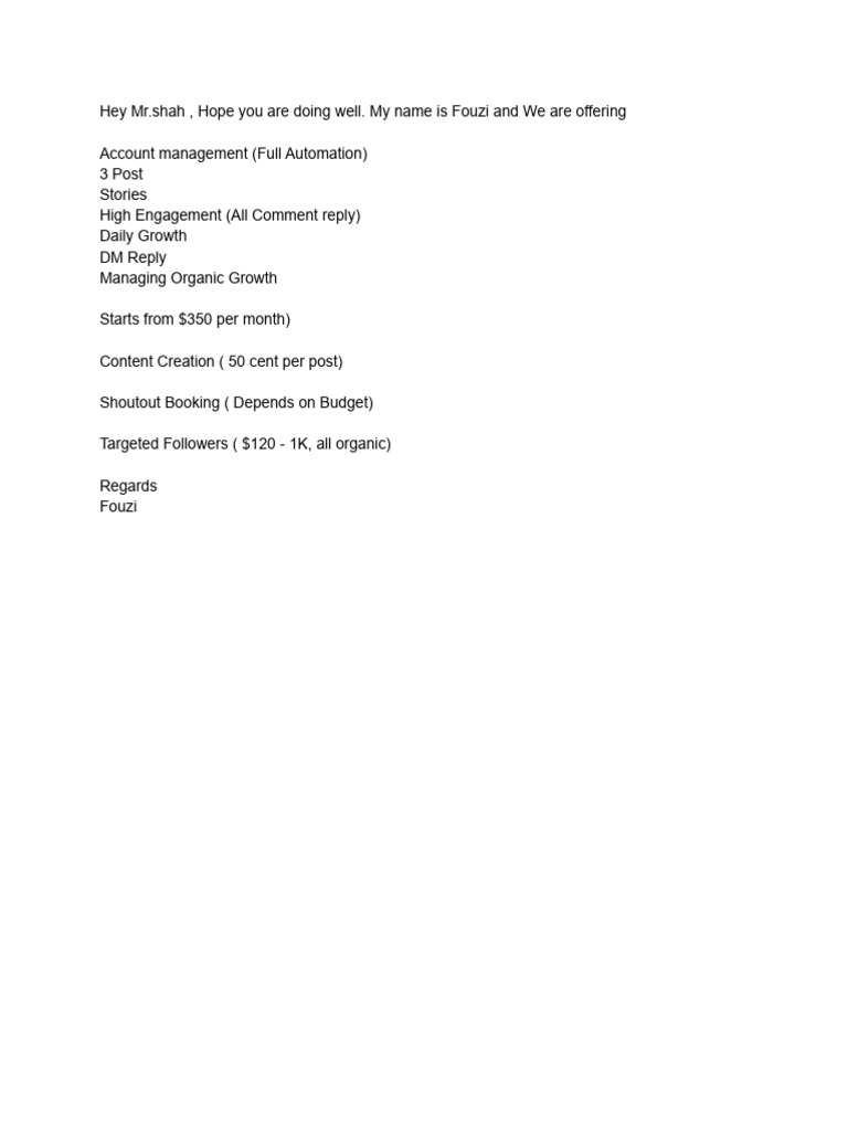 Account Management Sales Script | PDF