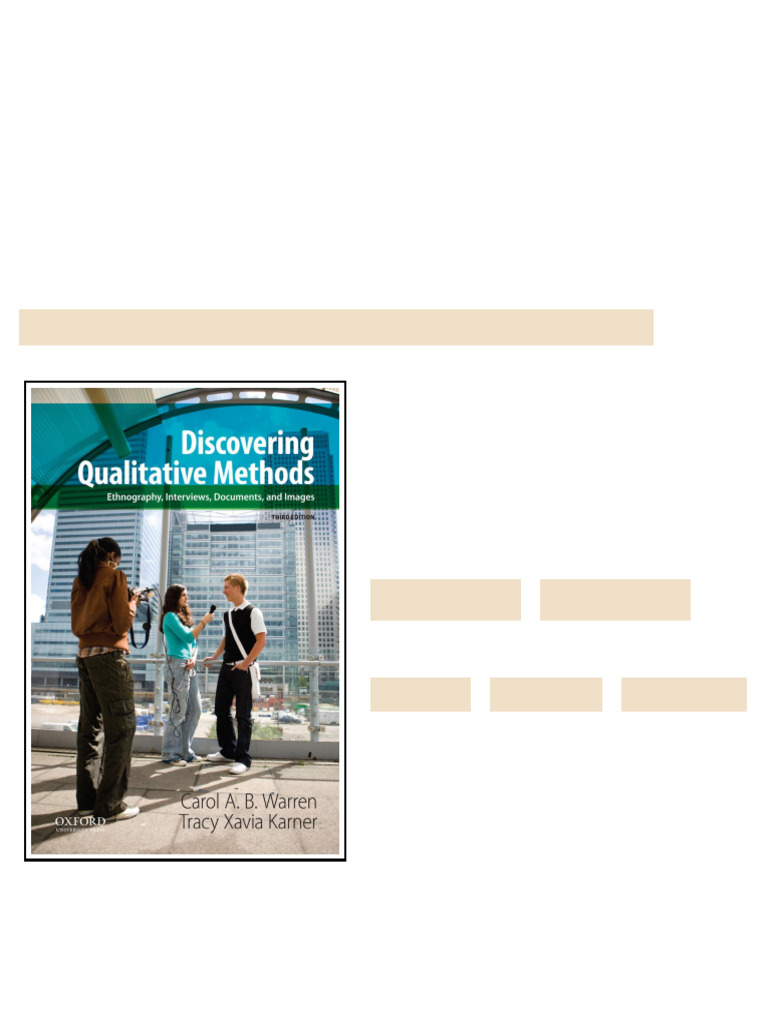 Discovering Qualitative Methods Ethnography Interviews Docum Images ...