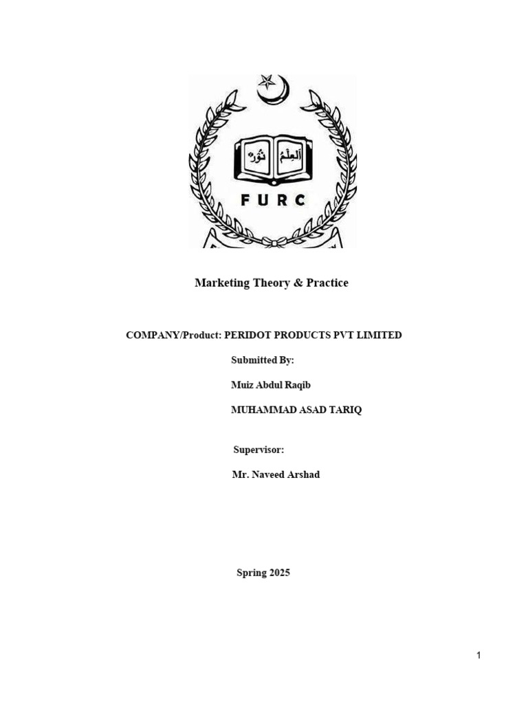 Peridot Product-final Report | PDF | Pricing | Brand
