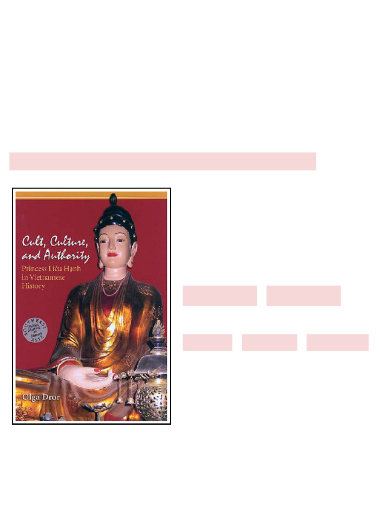 Cult Culture and Authority Princess Lieu Hanh in Vietnamese History ...