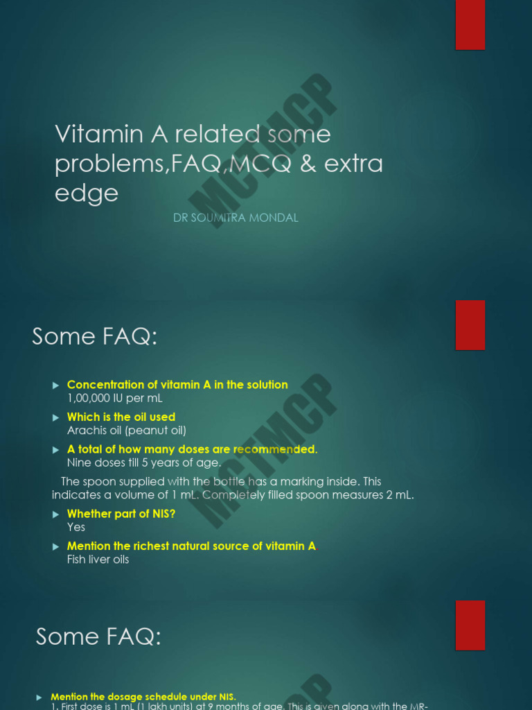 Vitamin a Related Problems | PDF | Vitamin A | Gene Expression