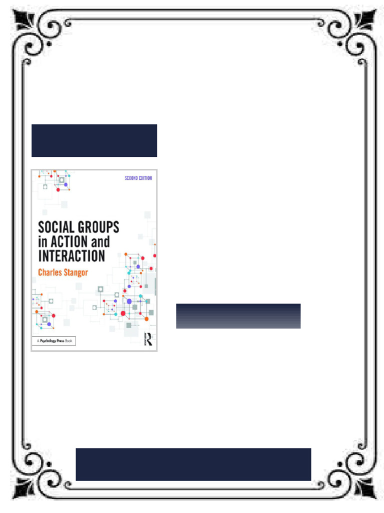 Social groups in action and interaction Second Edition. Edition Stangor ebook ready to download ...