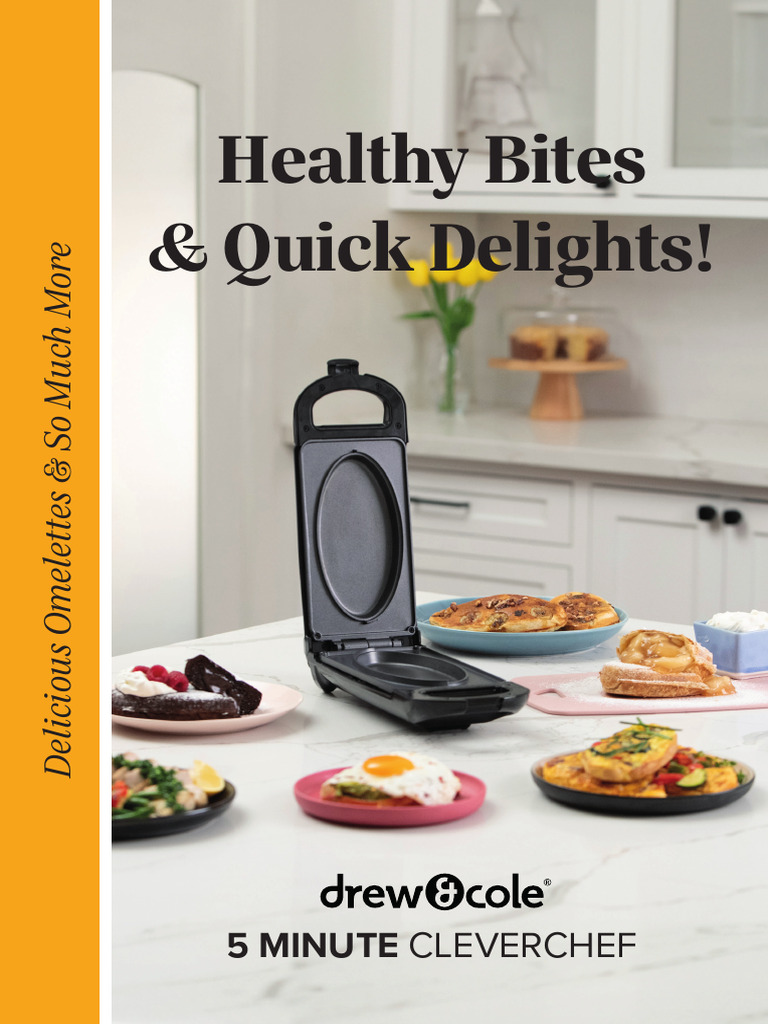 Drew&Cole 5 Minute CleverChef Recipe Book | PDF | Pancake | Hamburgers