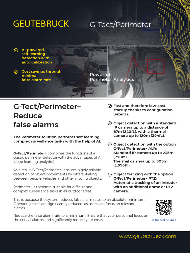 Flyer Perimeter Plus En | PDF | Deep Learning | Imaging