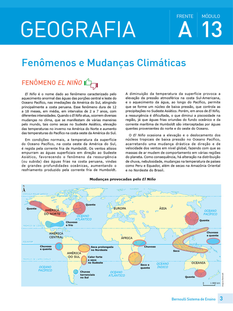 Geografia, Vol. 4, BERNOULLI (Completa) - Edição 2020 | PDF | Ciclones ...