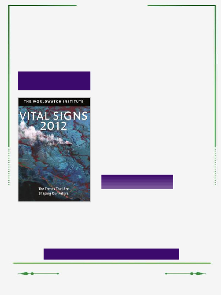 Vital Signs 2012 The Trends That Are Shaping Our Future 1st Edition The ...