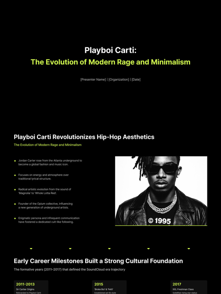 Playboi Carti The Evolution of Modern Rage and Minimalism | PDF
