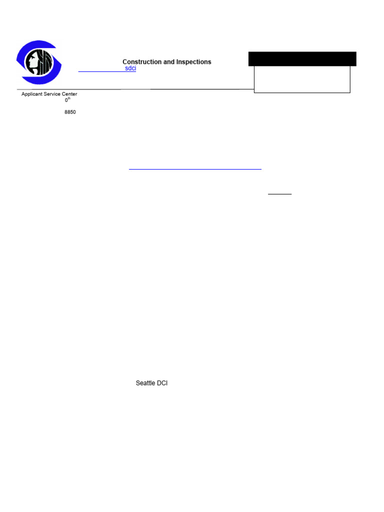 Seattle SDCI - Post Permit Submittal Standards | PDF | Prestressed ...