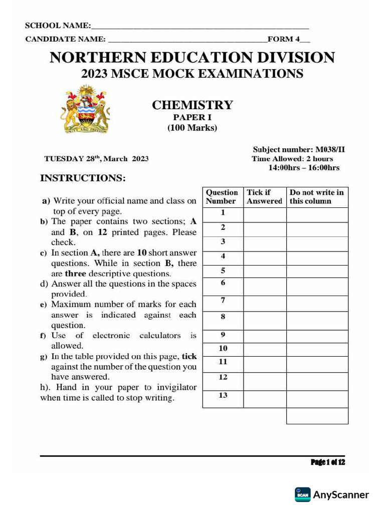 Chem | PDF