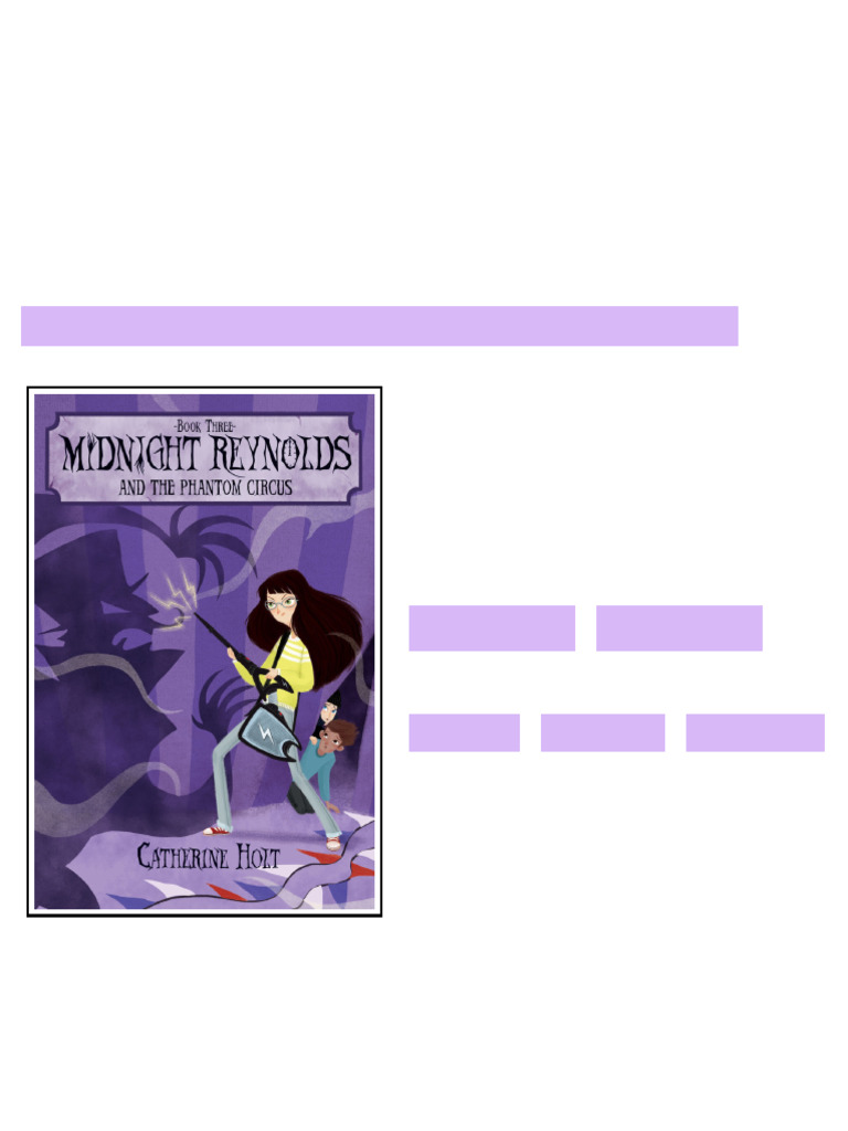 Midnight Reynolds And The Phantom Circus Catherine Holt Holt ebook ...