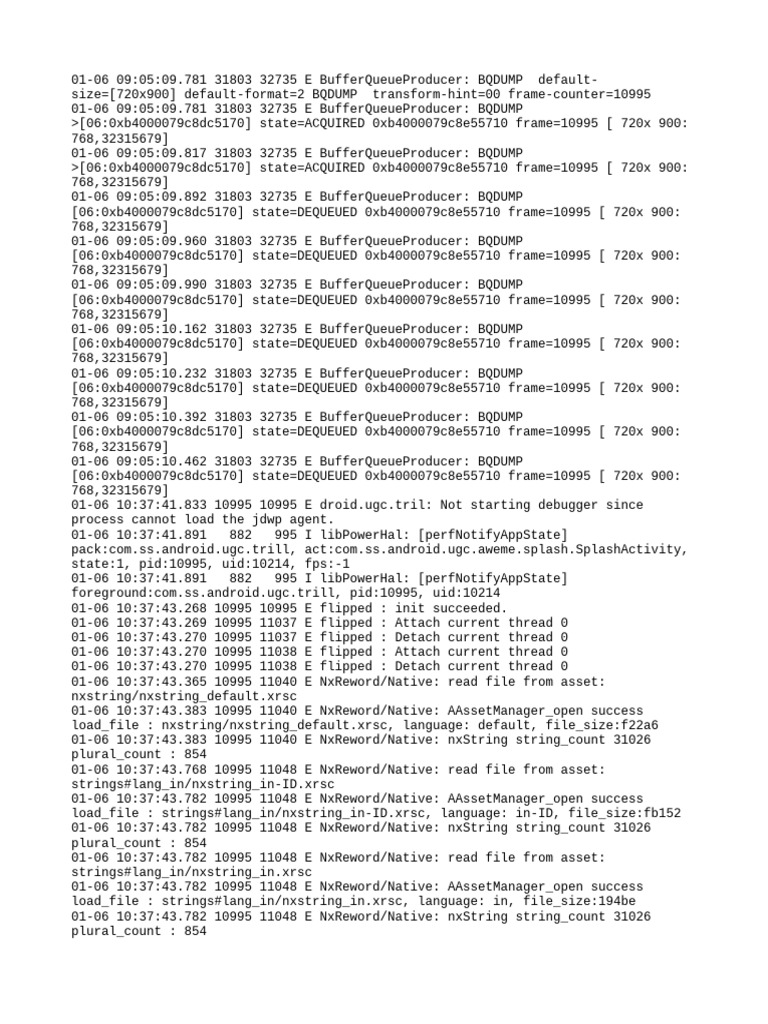 Log | PDF | Computing | Computer Science